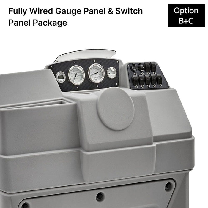 DeckMate Large Pontoon Console - Complete Helm Package