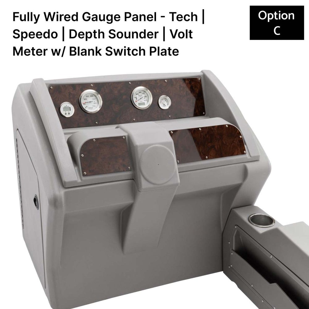 DeckMate Deluxe Pontoon Console - Complete Helm Package