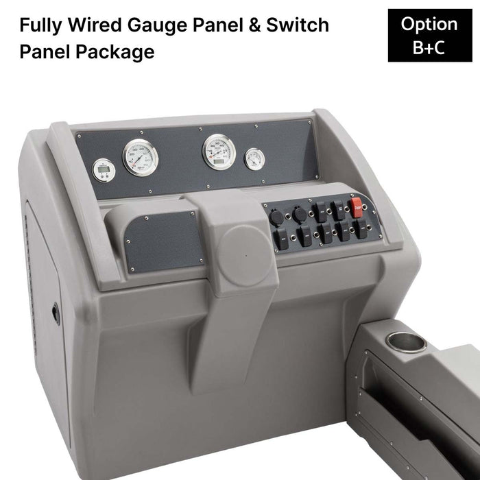 DeckMate Deluxe Pontoon Console - Complete Helm Package