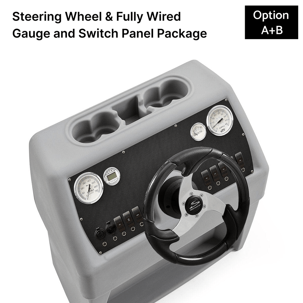 DeckMate Classic Pontoon Console - Complete Helm Package