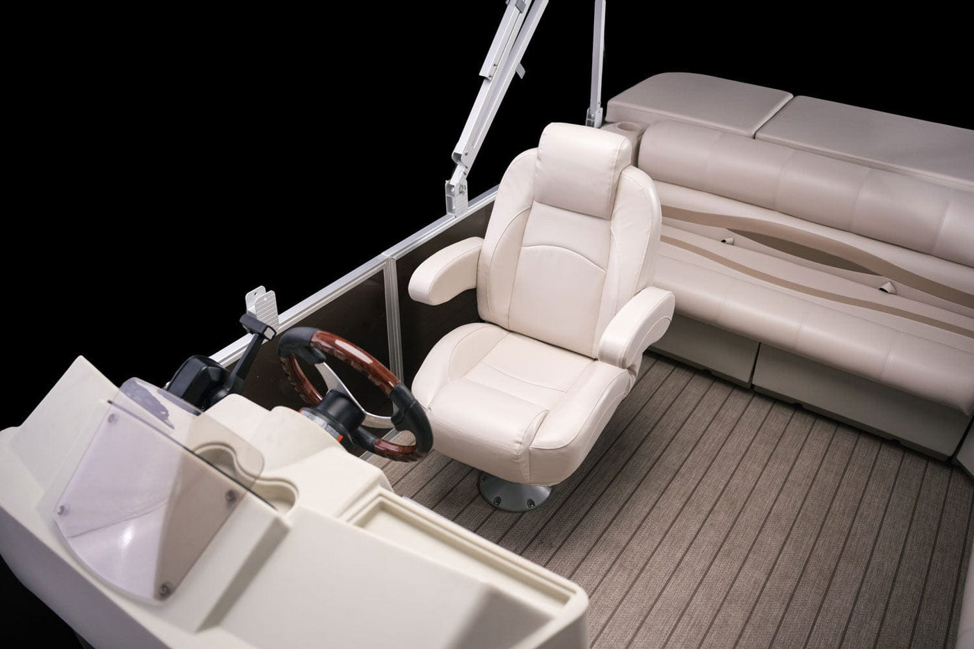 Premium Reclining Pontoon Captain's Chair | PontoonStuff