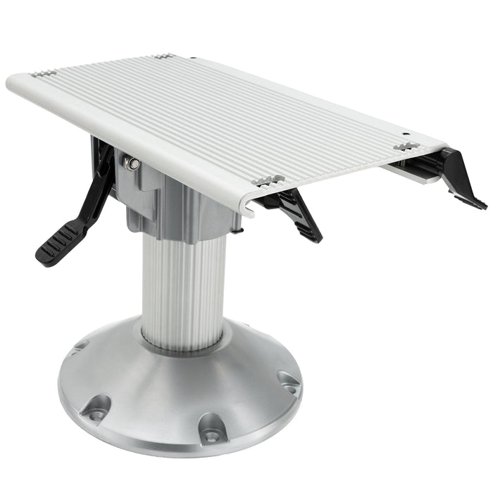Pedestal with Seat Slider | PontoonStuff