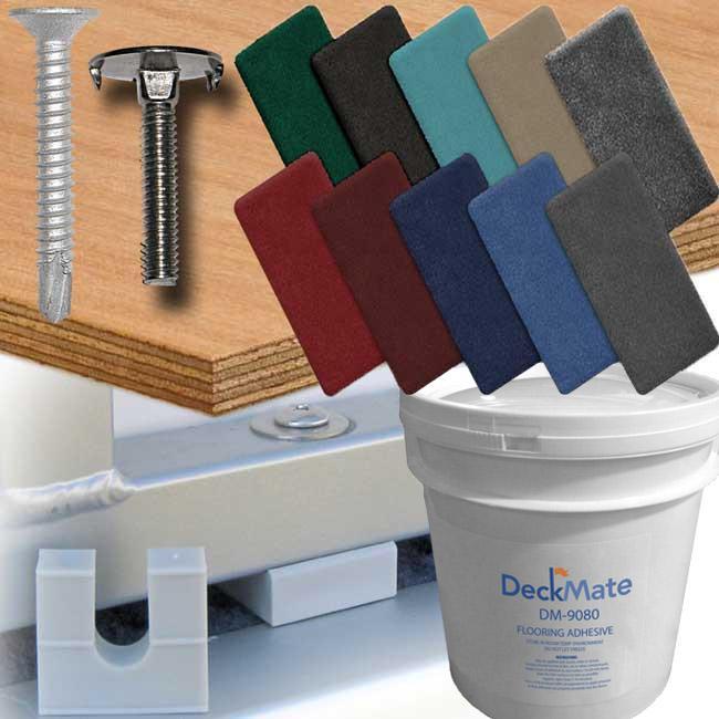 Pontoon Deck Kit w/ 20oz Pontoon Carpet | PontoonStuff