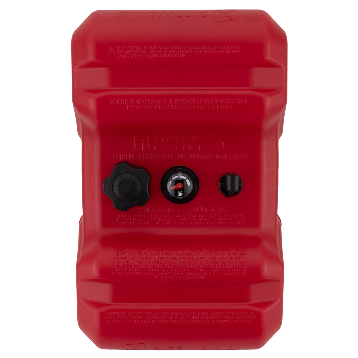 Universal 12 Gallon Gas Tank and Gauge | PontoonStuff