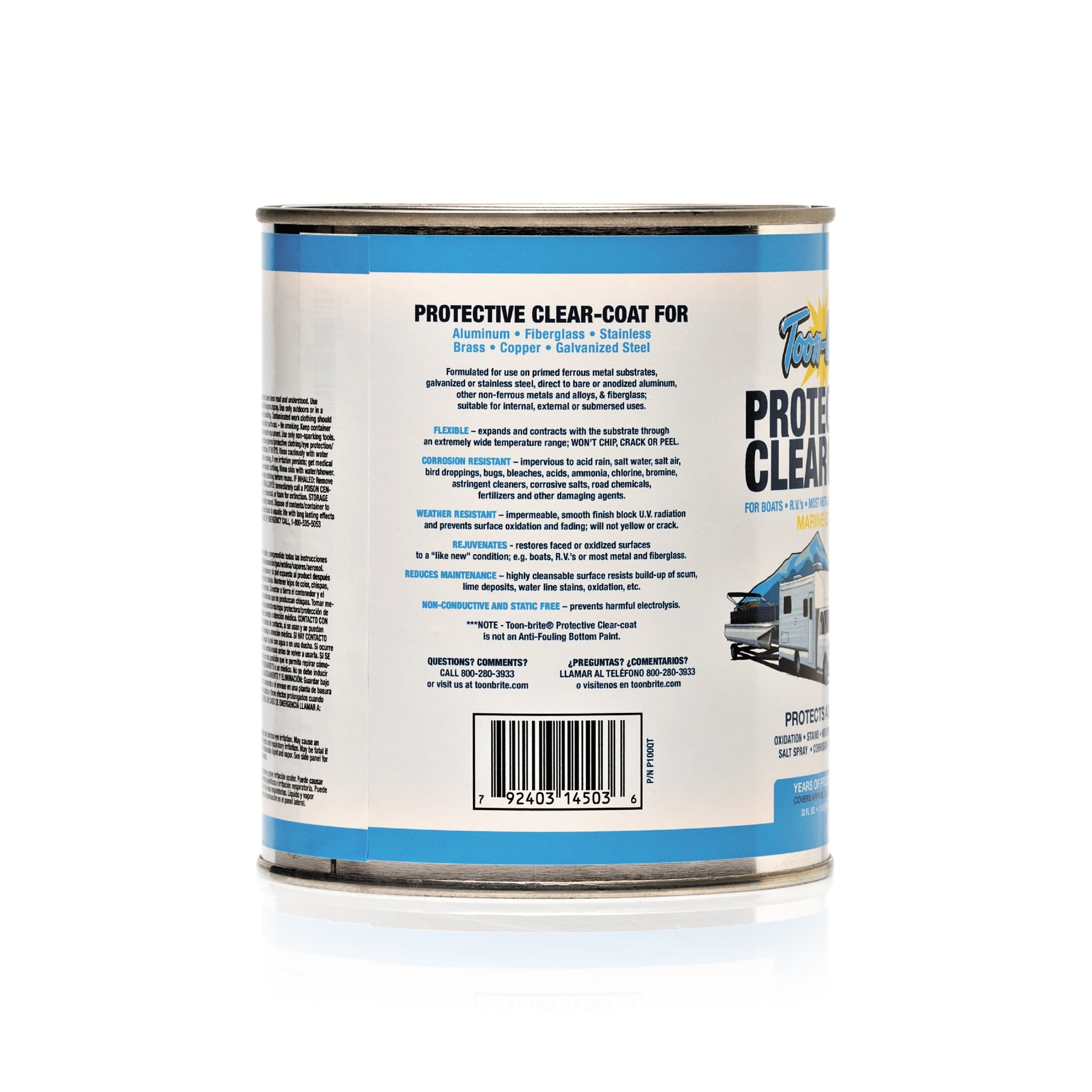Toon Brite Protective Clear Coat | 32 fluid oz | PontoonStuff