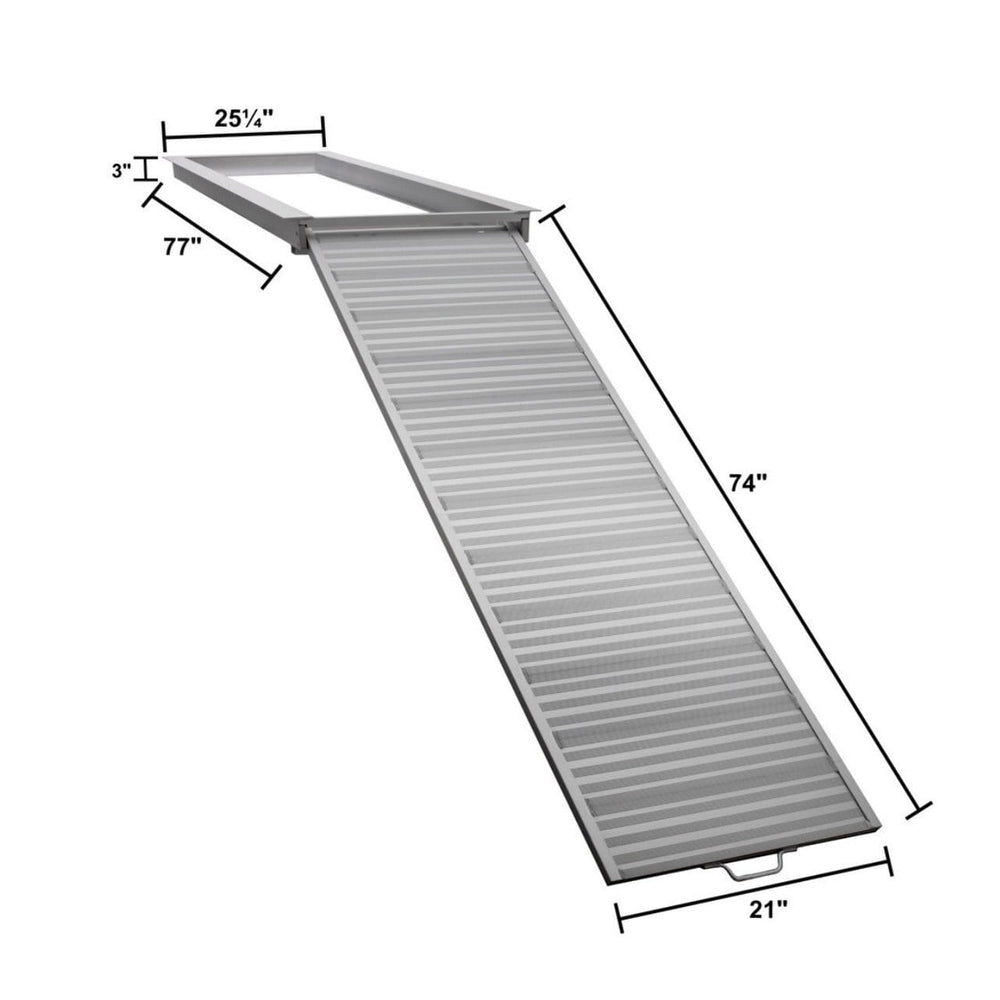 Pontoon Boat Aluminum Loading Ramp for Shore and Dock Boarding